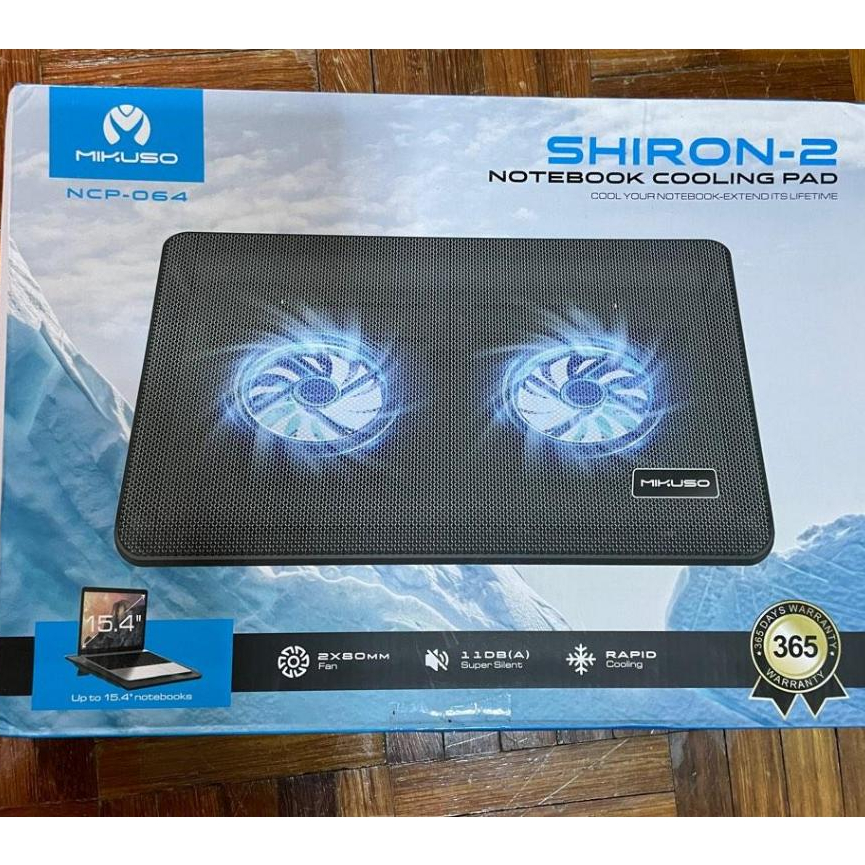 Jual Cooler Pad Mikuso NCP-064 Shiron-2 Notebook laptop Cooling Pad | Shopee Indonesia