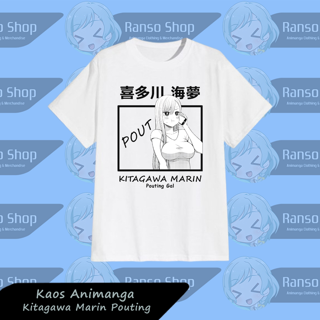Jual Ranso Baju Marin Pout My Dress Up Darling T-Shirt Kitagawa Marin ...
