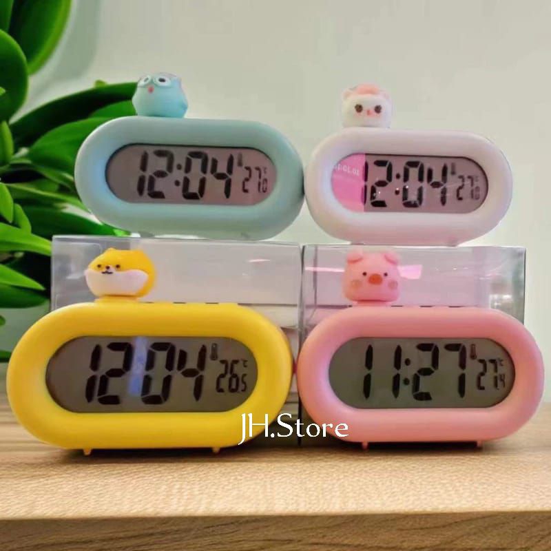 Jual Jam Digital Jam Meja Karakter Anak LED Alram Lucu Free Baterai | Shopee Indonesia
