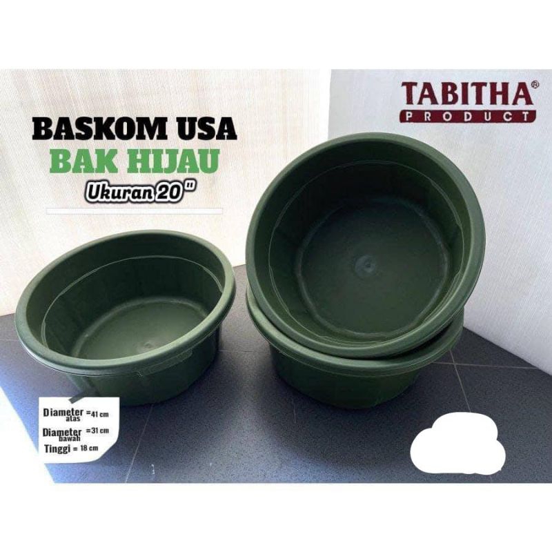 Jual Baskom besar /baskom jumbo/ ember jumbo tabitha 20cm | Shopee ...