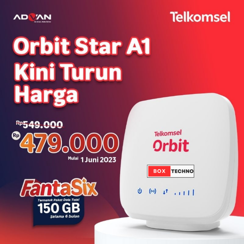 Jual Advan Telkomsel Orbit Star A1 Modem Router 4G WiFi | Shopee Indonesia