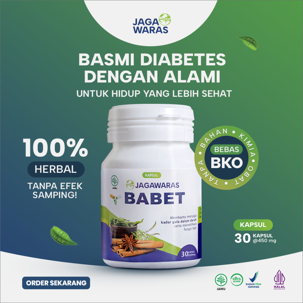 Jual BABET Suplemen Herbal Diabetes, Gula Darah, Berat Badan | Shopee ...