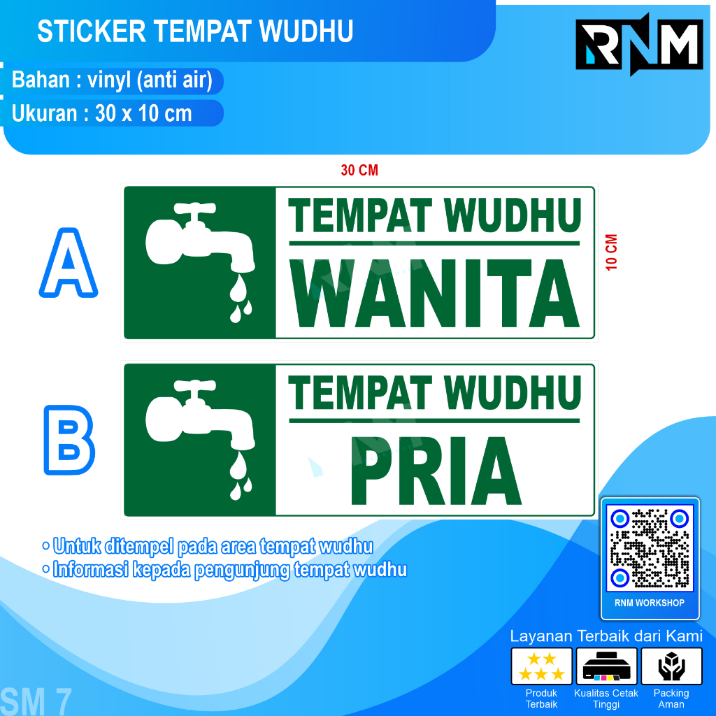 Jual STICKER TEMPAT WUDHU | Shopee Indonesia