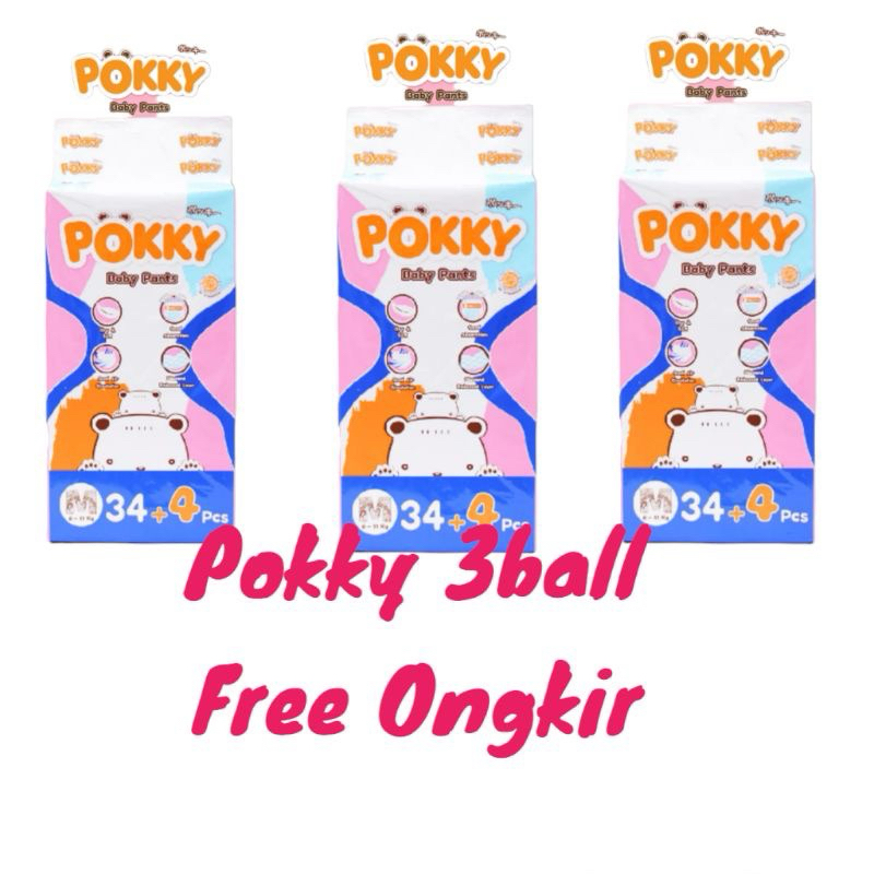 Jual POKKY PANTS 3BALL (3 PCS) | Shopee Indonesia