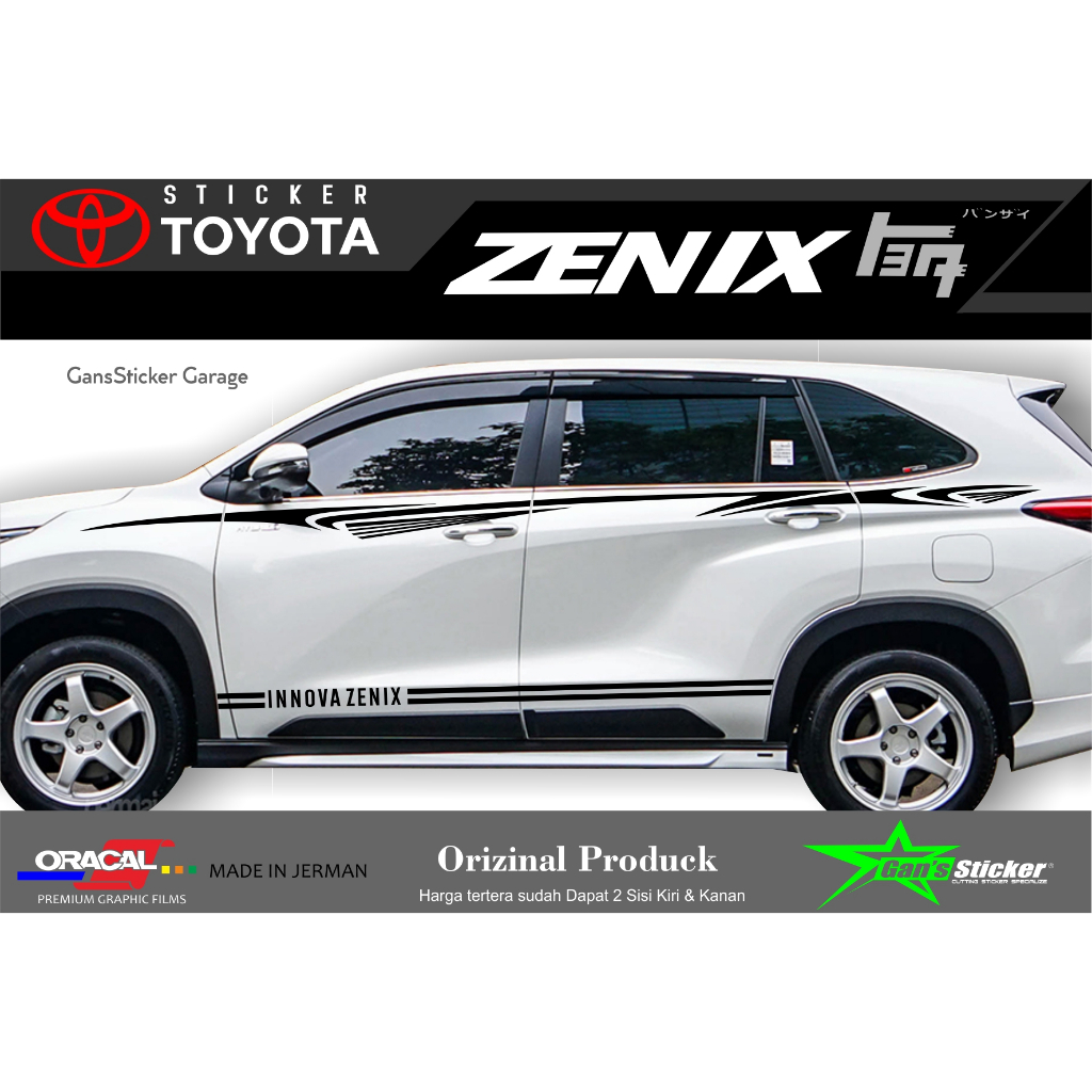 Jual sticker innova zenix aksesoris innova zenix | Shopee Indonesia