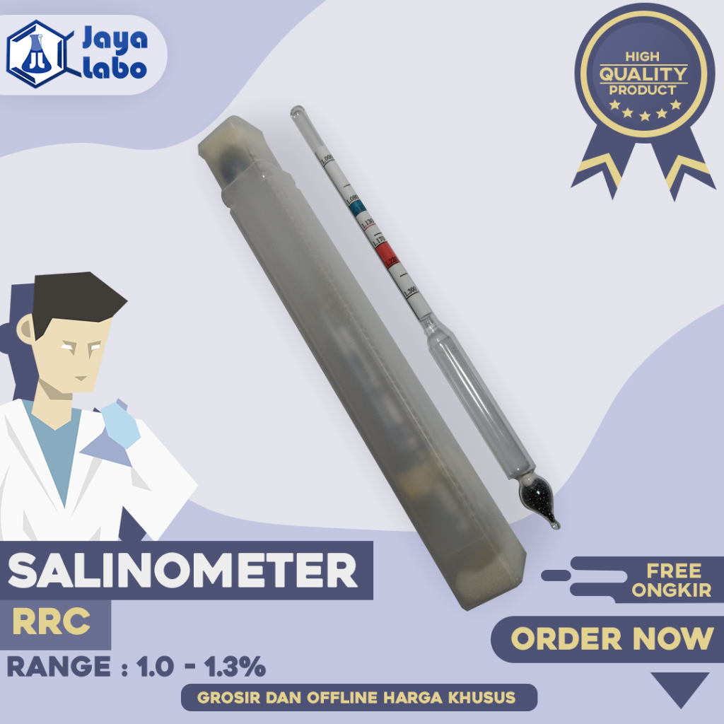 Jual Salinometer 1.000 - 1.300 / Hydrometer Alat Uji Kadar Garam ...