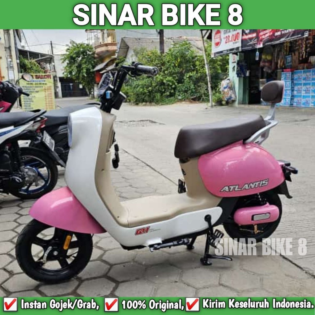 Jual Sepeda Listrik CELCIUS Atlantis Q1 model Stylis 500 Watt 48v ...