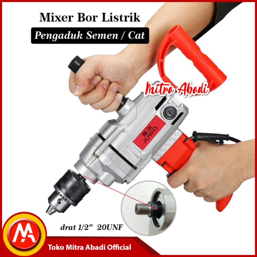Jual Mixer Bor Listrik Pengaduk Cat Semen Multifungsi | Shopee Indonesia