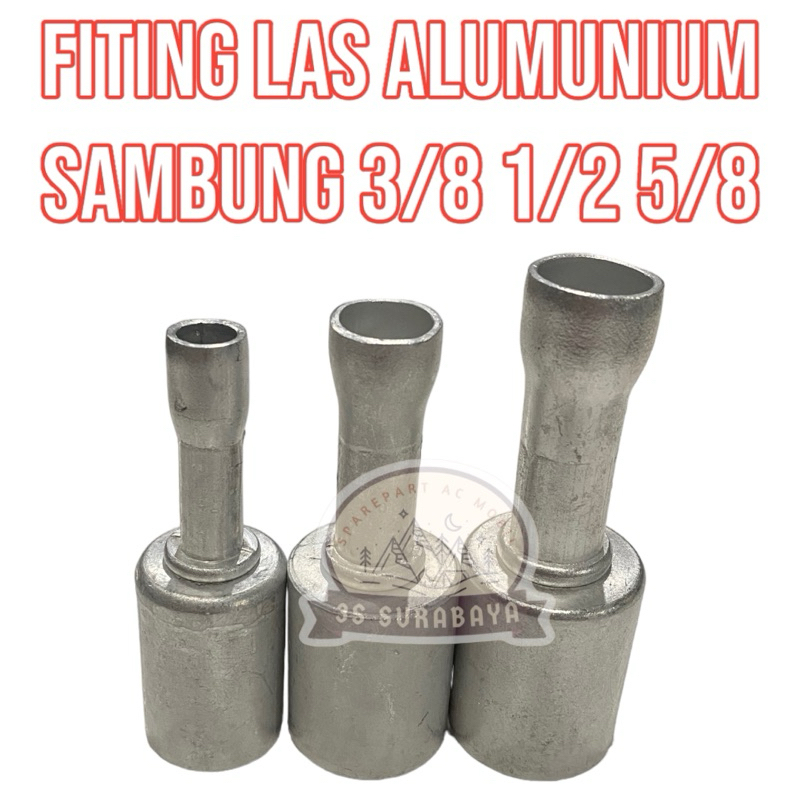Jual Fiting las bibir Ac Mobil Ukuran 3/8 1/2 5/8 Universal Alumunium ...