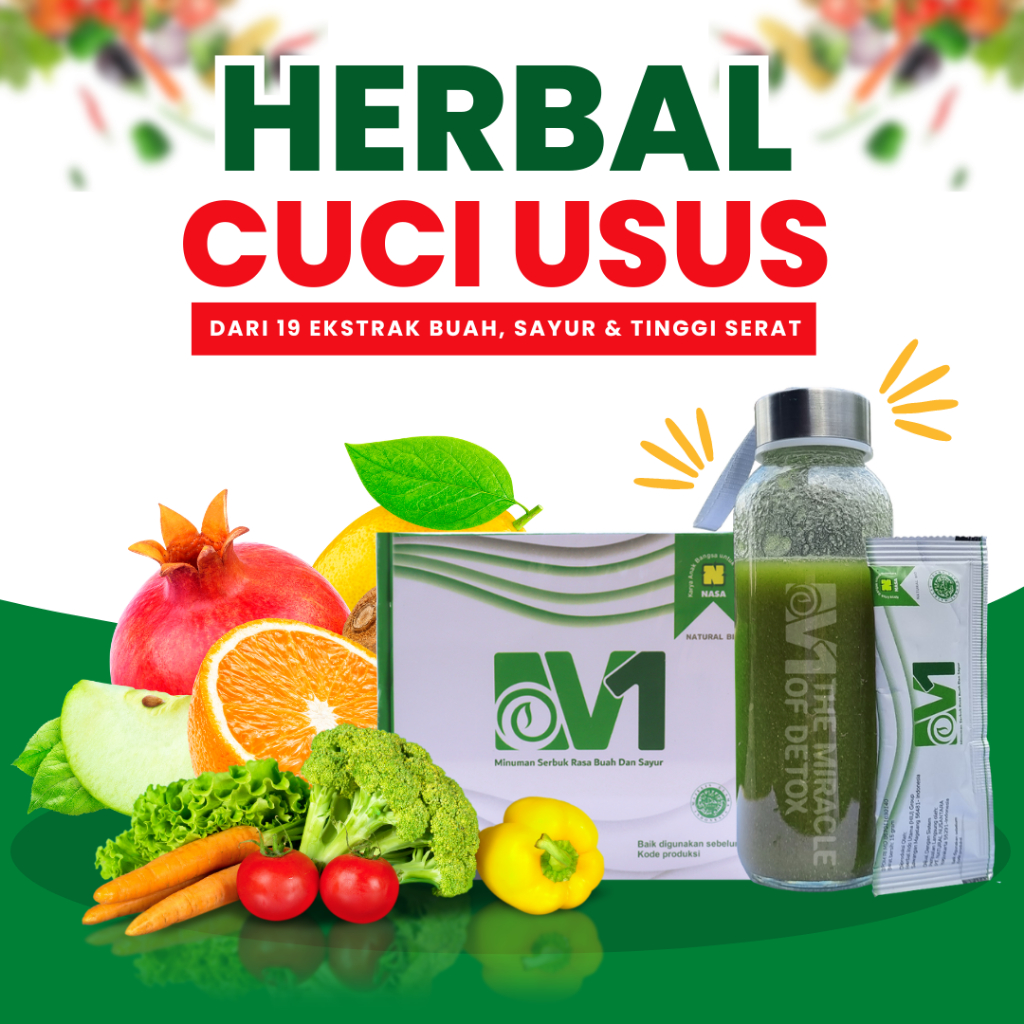 Jual Natural Bio V1 Nasa Obat Pelangsing Herbal Detox Cuci Usus Kotor ...