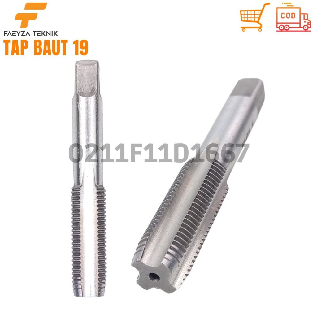 Jual Hand Tap Baut Drat 19 Alat Untuk Membuat Drat Baut 19 HSS Bukan ...