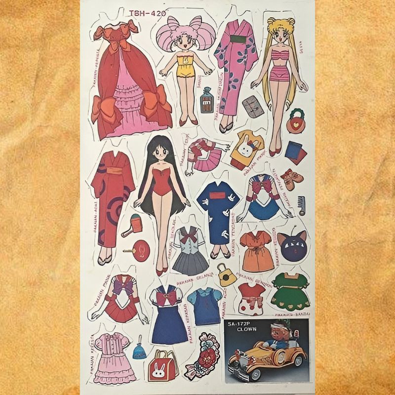 Jual BP BP AN JADUL SAILORMOON BONGKAR PASANG ORANG ORANGAN KERTAS ...