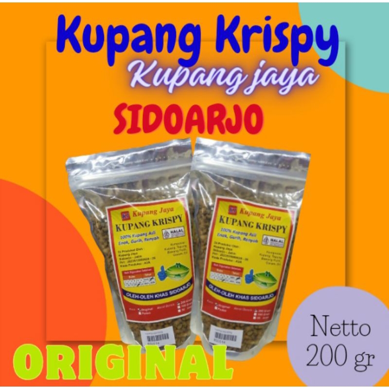 Jual Kupang crispy rasa pedas/original khas sidoarjo 150 gr | Shopee ...