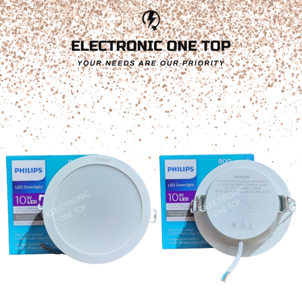 Jual Lampu Downlight 10W Putih LED INBOW Philips | Shopee Indonesia