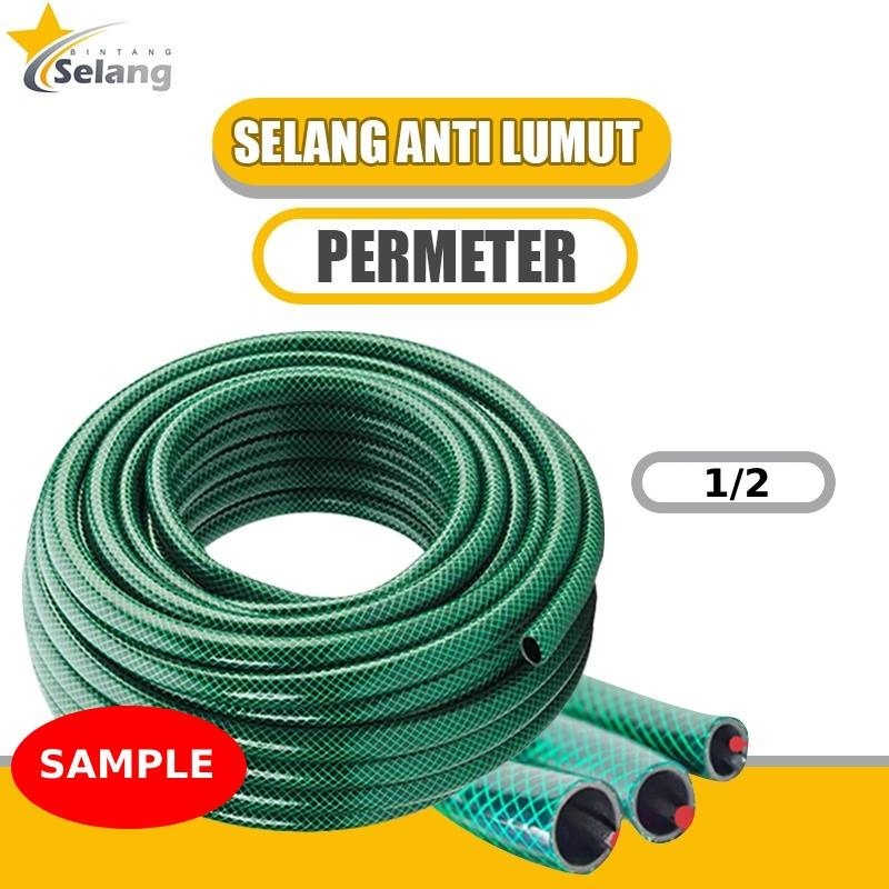 Jual BINTANG Sampel Selang Air 1/2 Inch Permeter Selang Air Serat ...