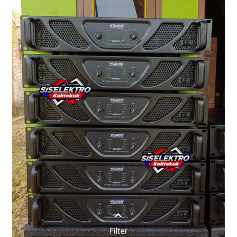 Jual Power amplifier Ak2800 Ak2600 Power Wisdom Ak 2800 Ak 2600 ...