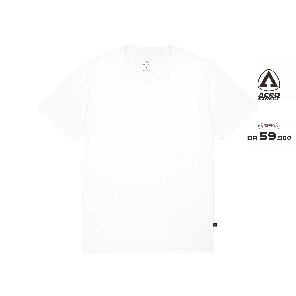 Jual Aerostreet Extra Soft T Shirt Reguler Polos Cerah Kaos T-Shirt ...