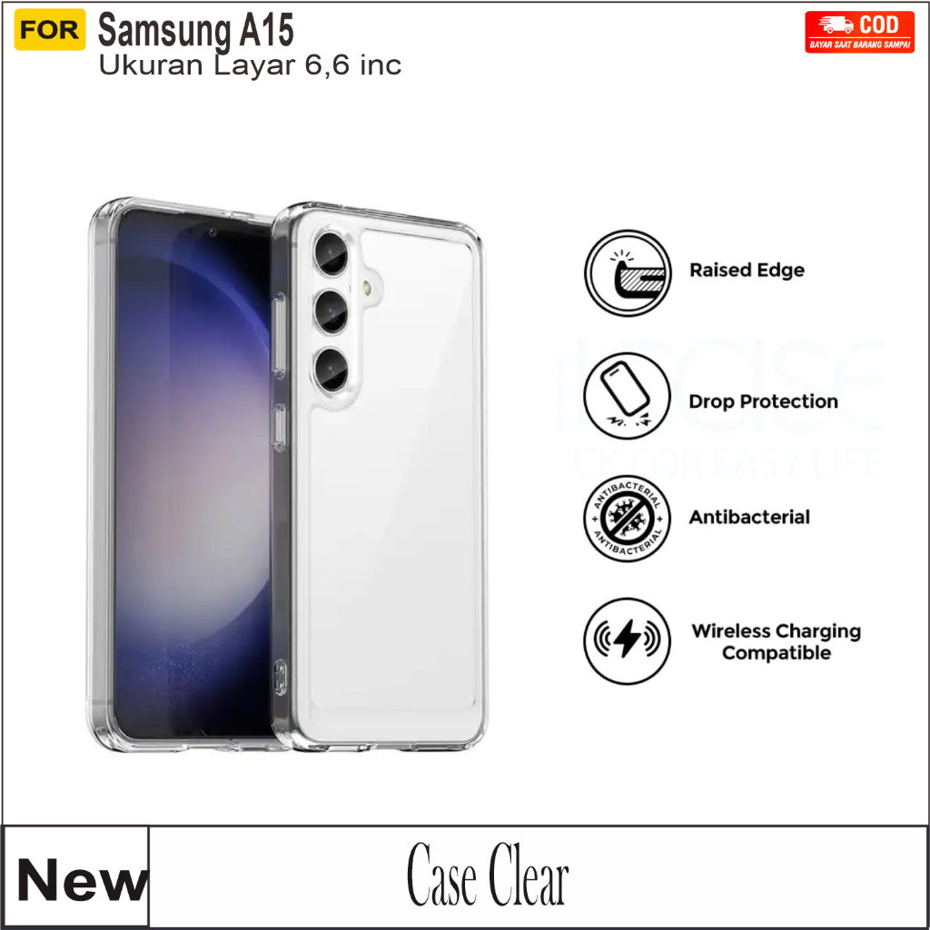 Jual Clear Case Samsung A15 LTE A15 5G A25 5G A35 5G A55 5G Casing ...