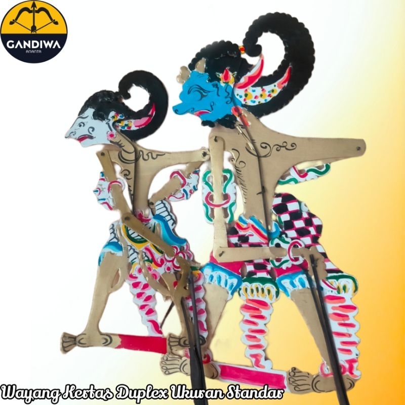 Jual wayang kertas Duplex isi 2 ontoseno Wisanggeni | Shopee Indonesia