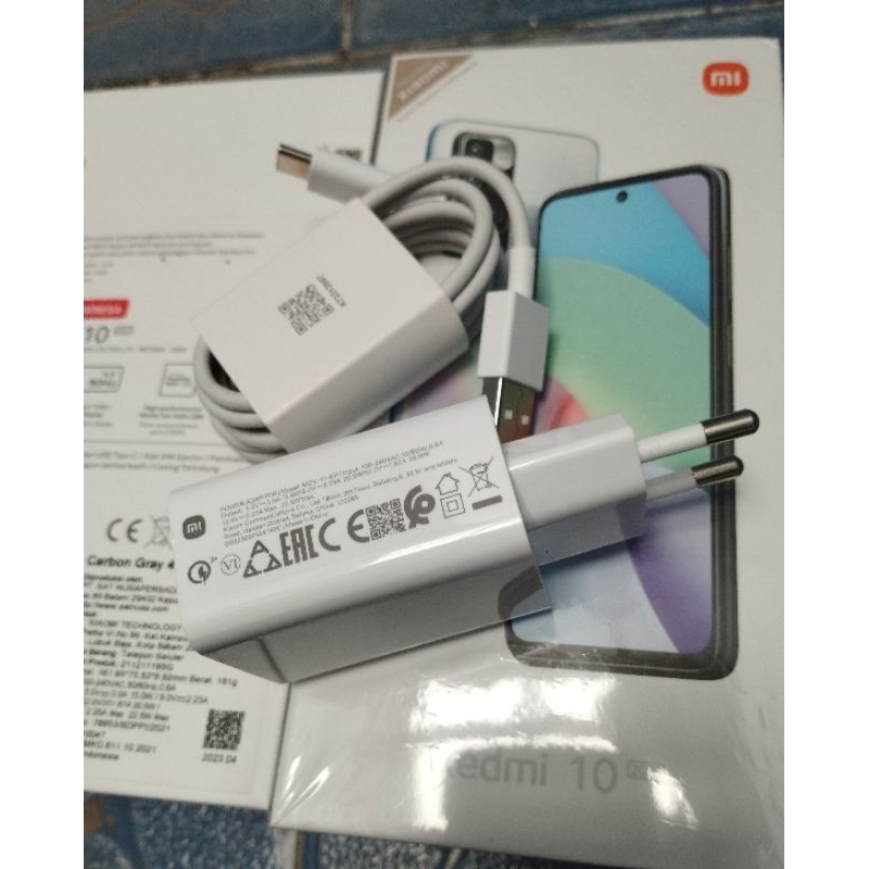 Jual charger xioami redmi 22 wat ( redmi 9 /note 9/redmi 9T / poco m3 ...