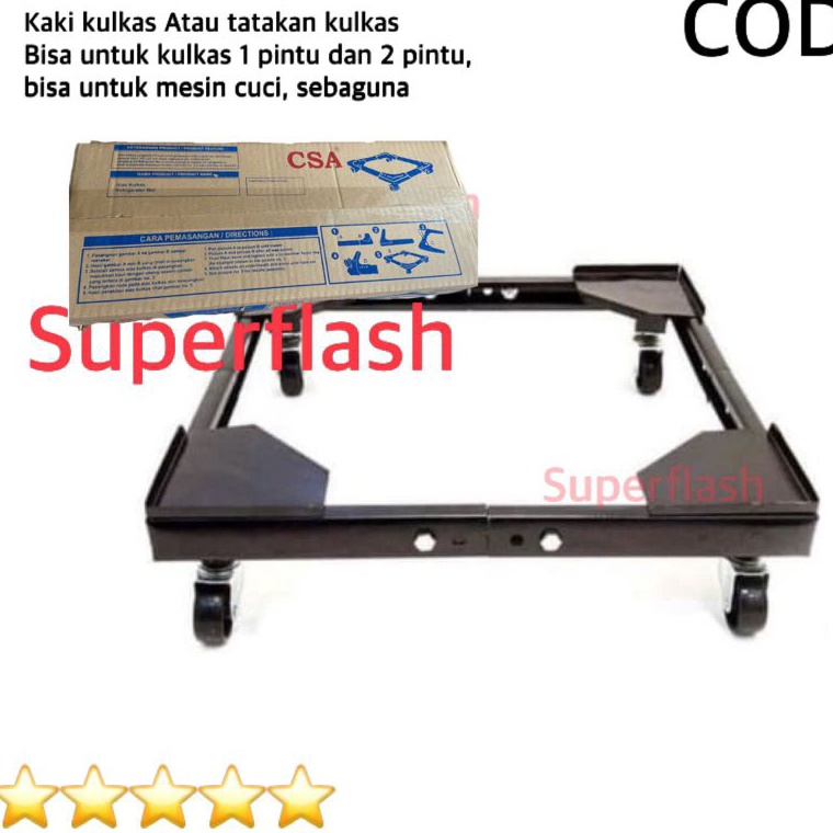 Jual Va Tatakan Roda Kulkas Besikaki Kulkas BesiRakKaki Mesin Cuci 1 ...