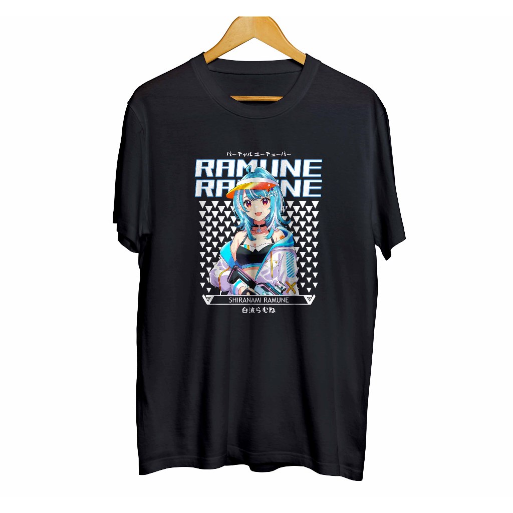 Jual Kaos distro infinite anime vtuber SHIRANAMI RAMUNE - VSPO material ...