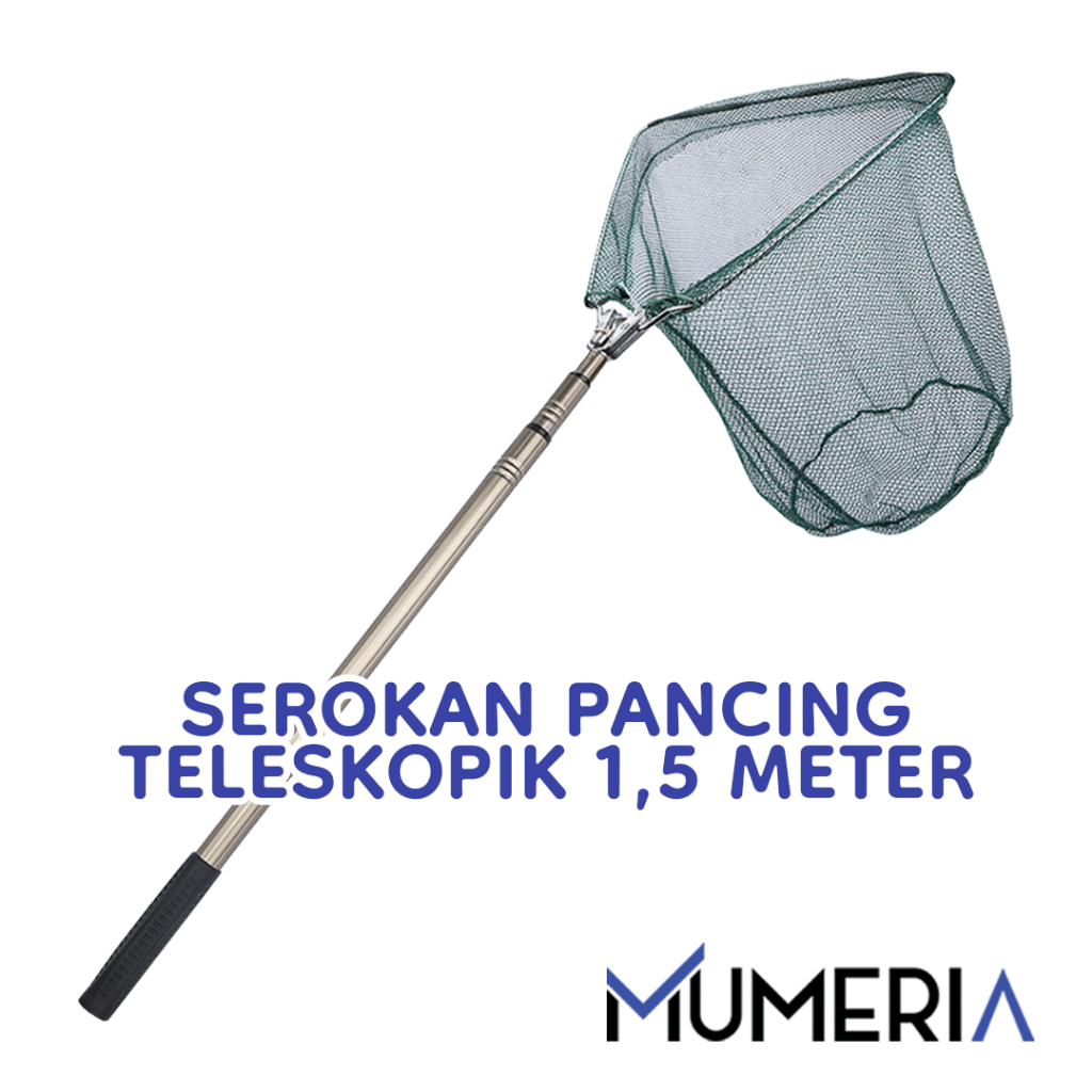 Jual Serokan Seseran Lamit 1,5 m Jaring Pancing Ikan Udang Kepiting ...