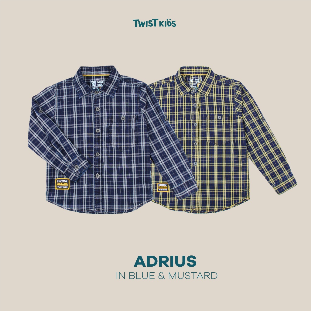 Jual Twist Kids [Official Store] - Adrius C, Atasan/Kemeja Lengan ...