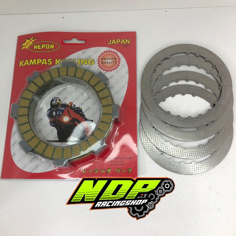 Jual Kampas kopling nepon FR80 + Plat bintik sepaket Fiz R jupiter F1ZR | Shopee Indonesia