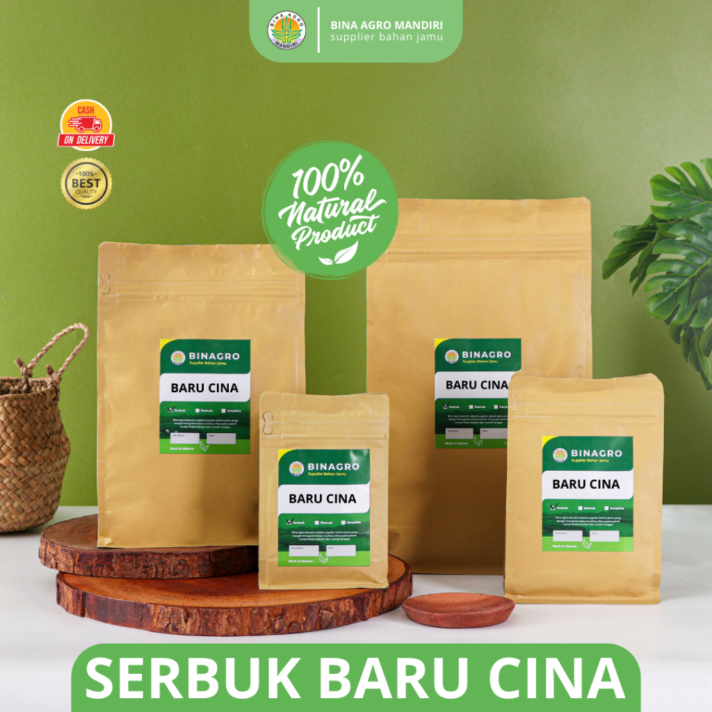 Jual BARU CINA Serbuk Bubuk Jamu Baru Cina Barucina Murni Tanpa ...
