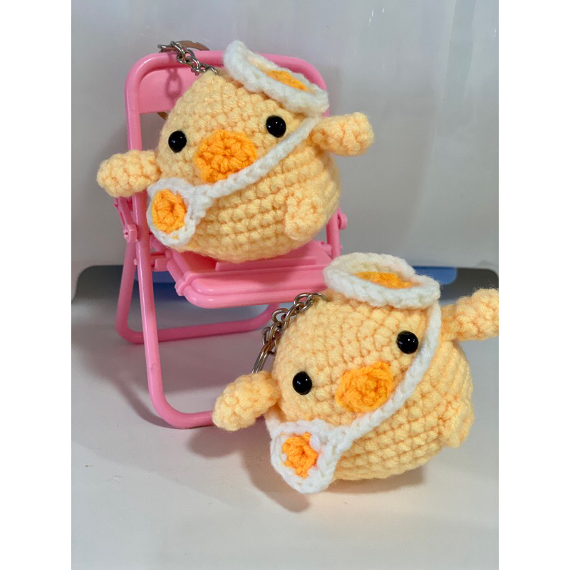 Jual custom amigurumi crochet rajutan boneka gantungan kunci | Shopee ...