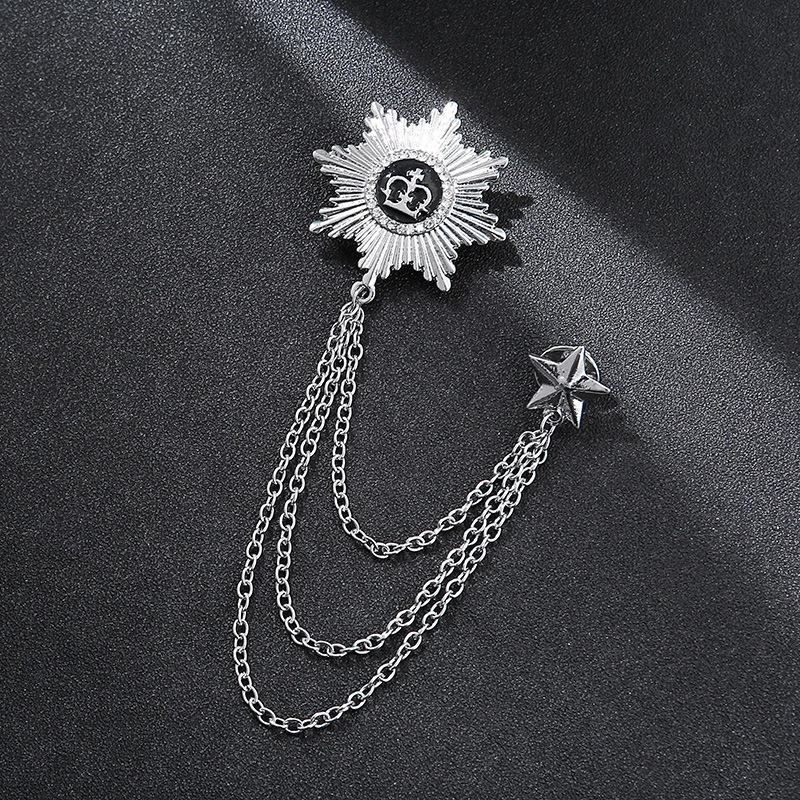 Jual KIAMA - Lapel Pin Bros Jas Wedding Vintage Crown - Aksesoris Pin ...