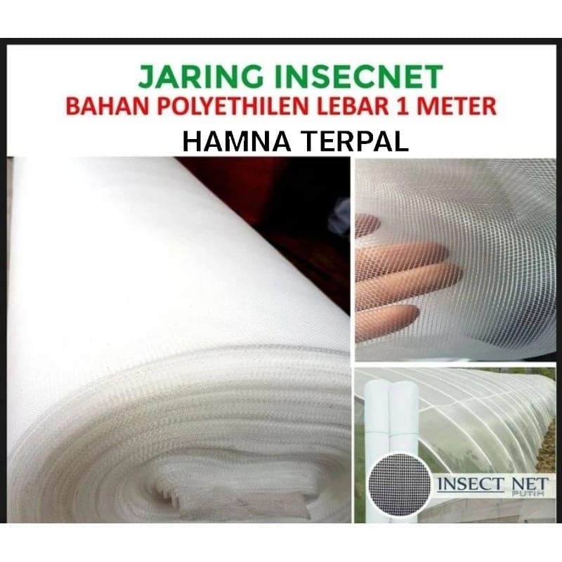 Jual Jaring Kasa Putih Insect Net Kasa BSF Lebar 1 Meter Eceran ...