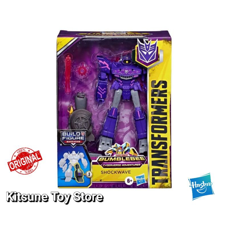 Jual Transformers Bumblebee Cyberverse Adventure Shockwave Build Figure ...