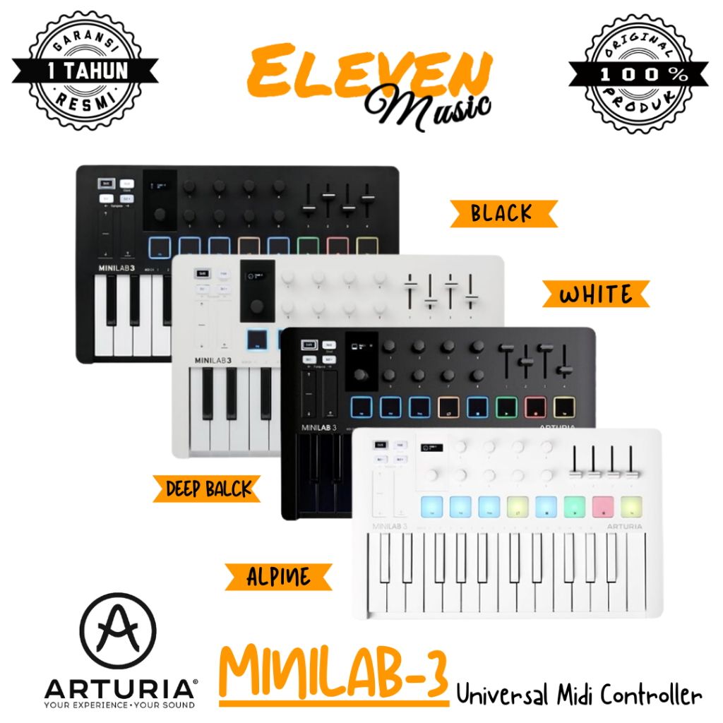 Jual Arturia Minilab 3 Universal Midi Keyboard Controller | Shopee Indonesia