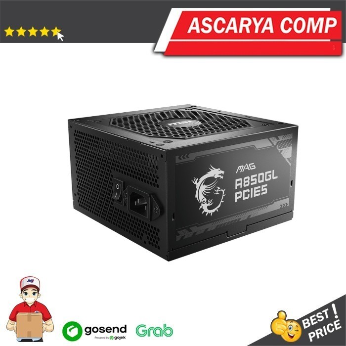 Jual PSU / Power Supply MSI PSU MAG A850GL PCIE5 [850W] FULL MODULAR 80 ...