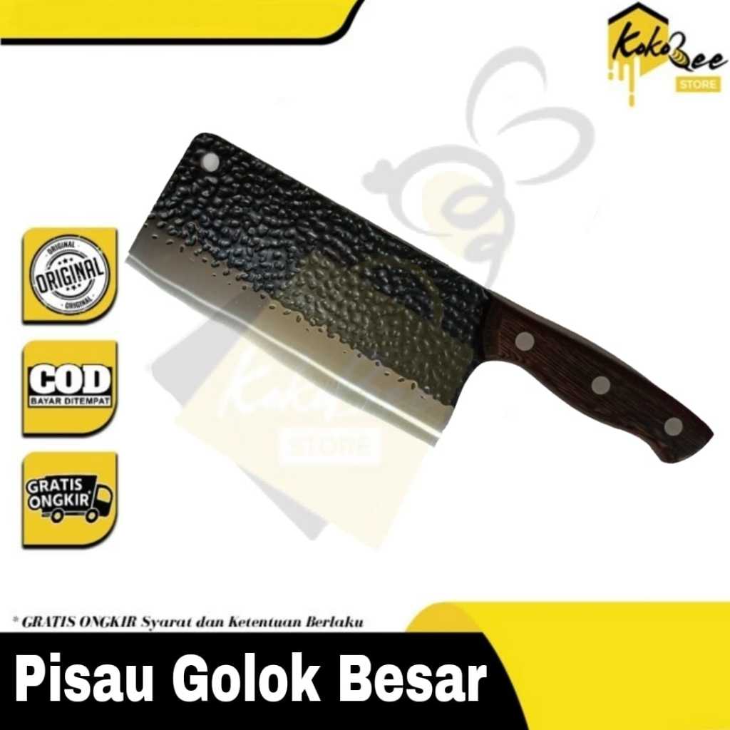 Jual Pisau dapur chef meat knife cleaver 7Inch Alat pemotong daging ...
