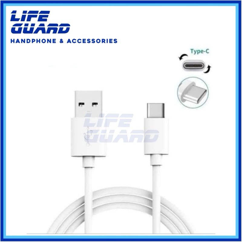 Jual KABEL DATA TYPE C USB 2A FAST CHARGING DATA CABLE 1M | Shopee ...