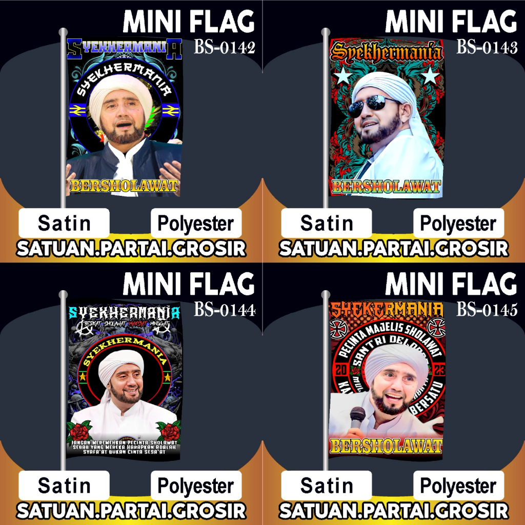 Jual Bendera Syekhermania Murah/Bendera Habib Syekh/Bendera Majlis ...