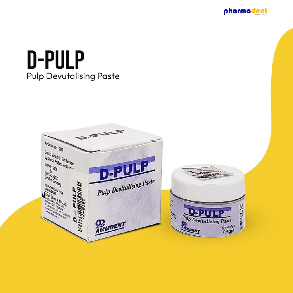 Jual D-Pulp Devitalisasi Pulpa Pasta Devit Gigi Obat Endodontic Saraf ...