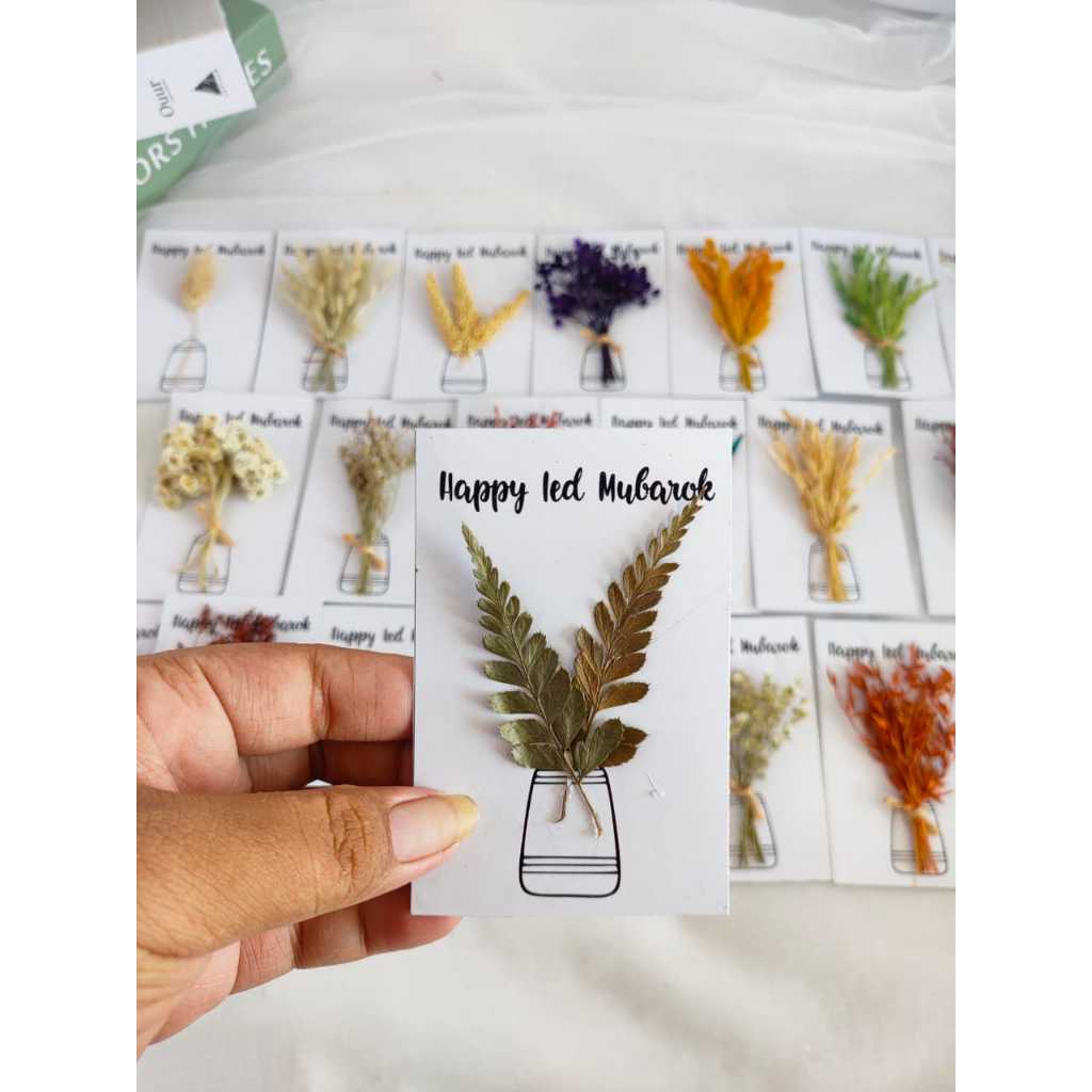 Jual FG - HAPPY IED MUBARROK KARTU UCAPAN VINTAGE RUSTIK / GREETING ...