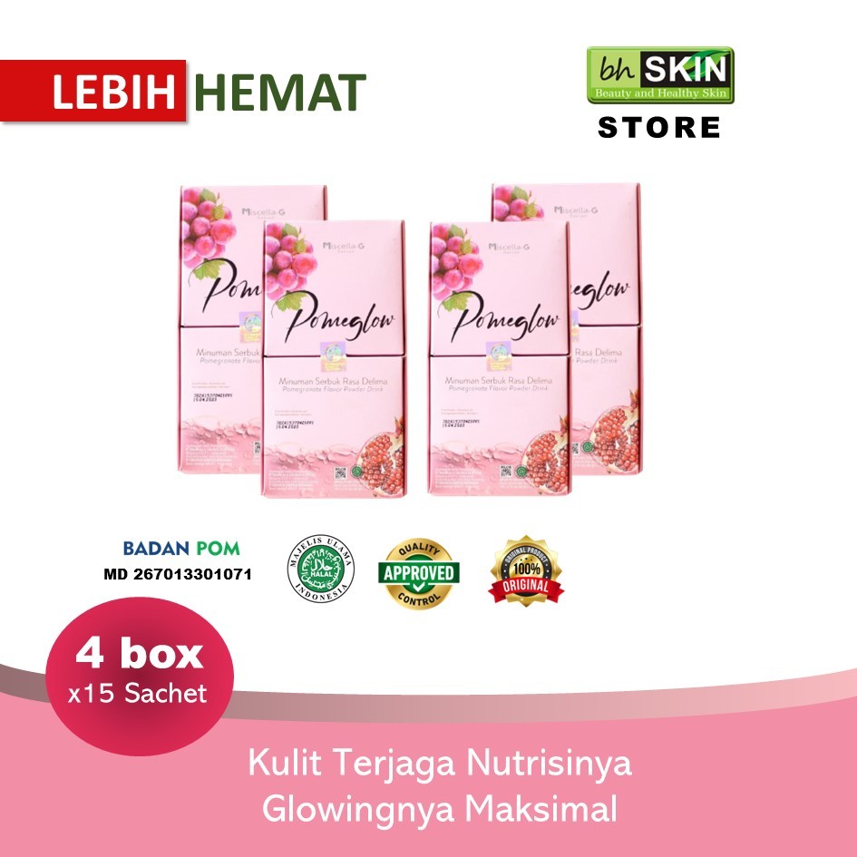 Jual PAKET HEMAT POMEGLOW COLLAGEN DRINK BPOM HALAL MUI | Shopee Indonesia