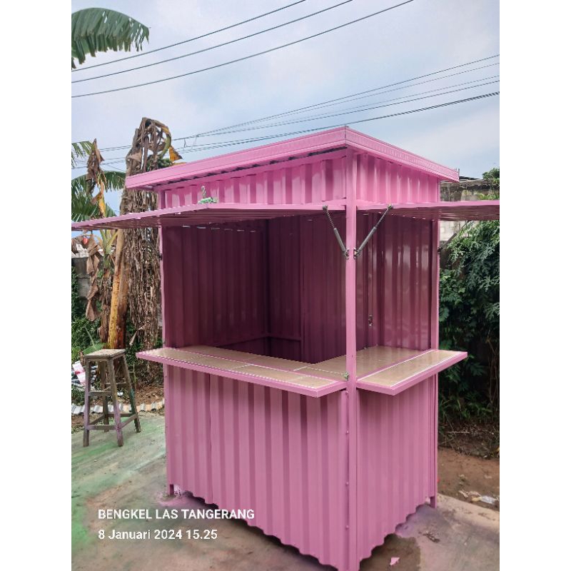 Jual Booth semi container 150x100 booth container rombong usaha ...