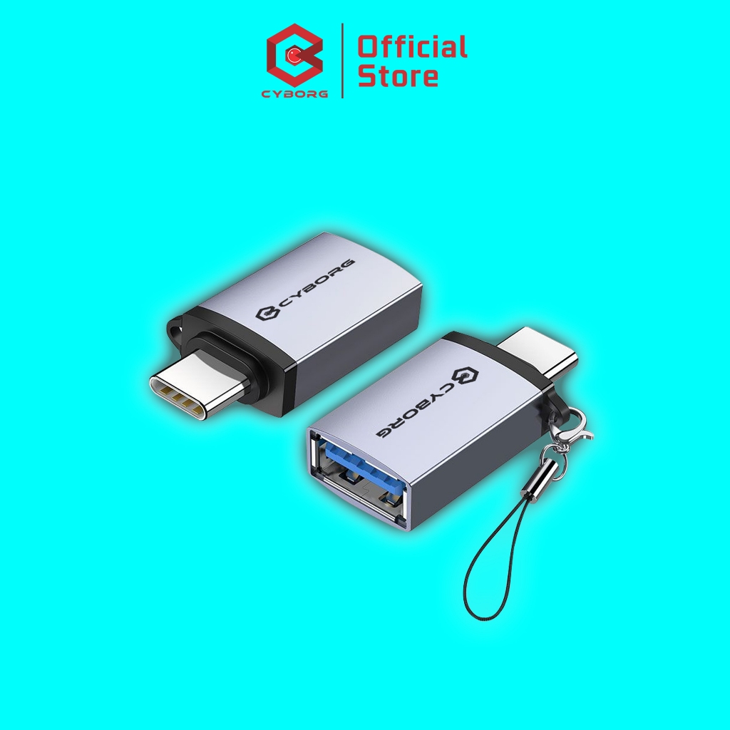 Jual Cyborg OTG Adapter USB 3.0 Male to USB Type C Female | Shopee ...