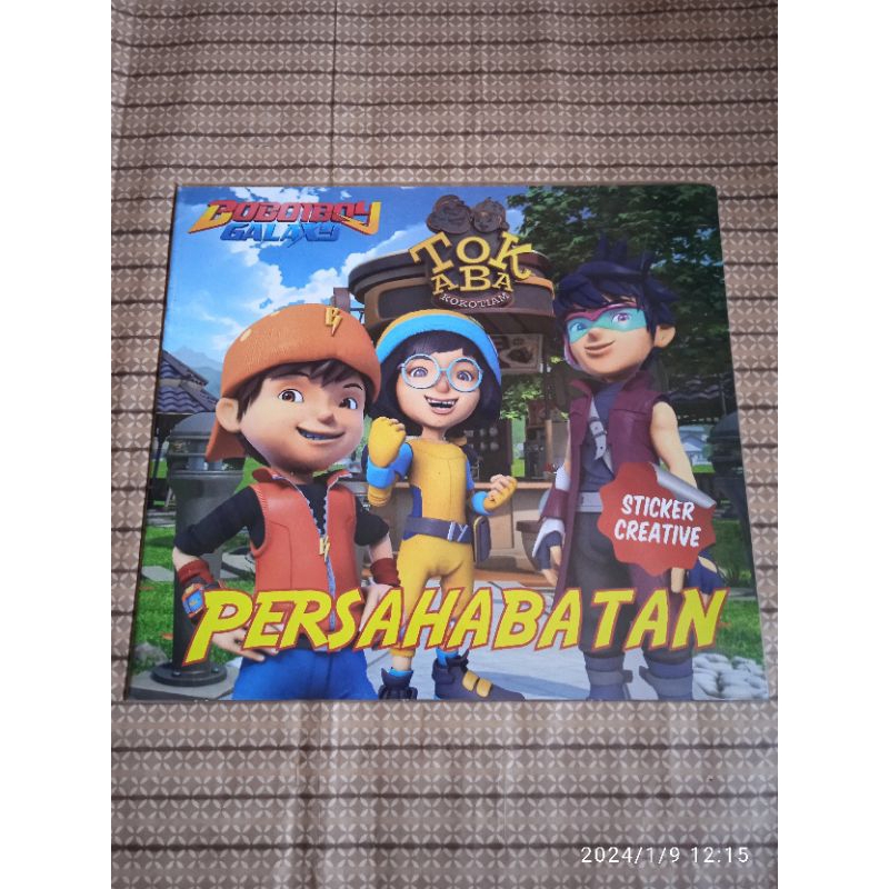 Jual buku boboiboy galaxy sticker creative - persahabatan | Shopee ...
