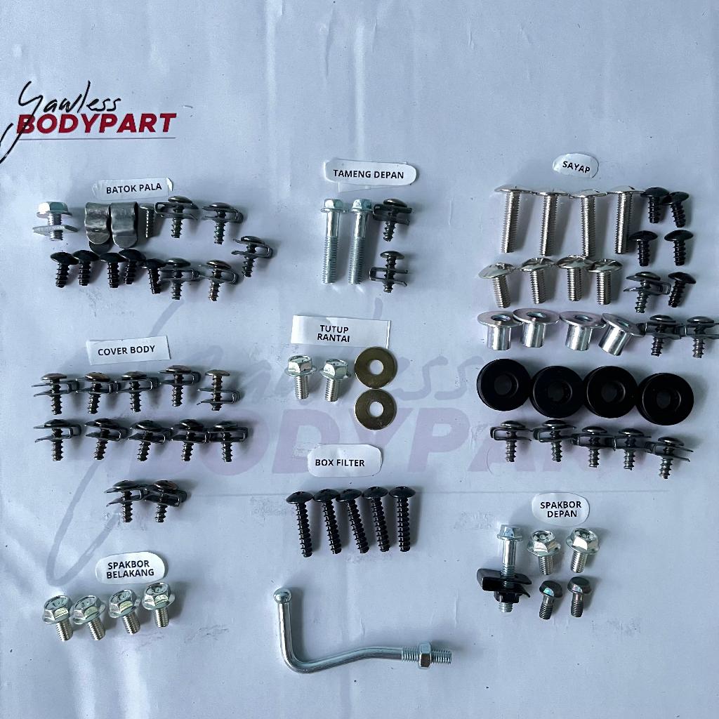 Jual Baut Suzuki Smash 125 Sp Fullset / Baud Smash 125 R Fullset / Baud Baut Suzuki Smash Lama ...