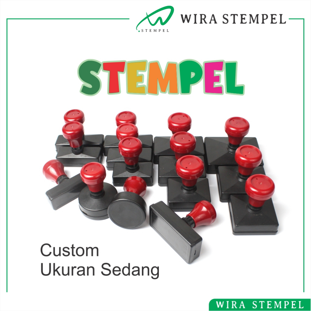 Jual Cetak Stempel Custom Flash Stampel Cap Toko Perusahaan Pengesahan ...