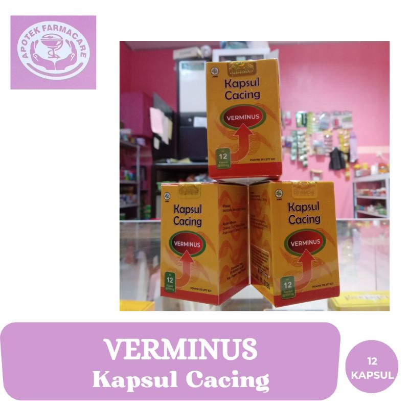 Jual Verminus Kapsul Cacing Untuk Tipes | Shopee Indonesia
