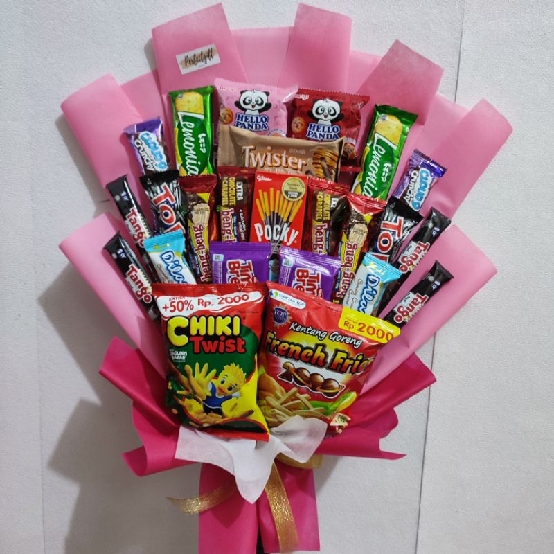 Jual Buket Snack Besar Premium Hadiah Ulang Tahun I Graduation Bouquet ...