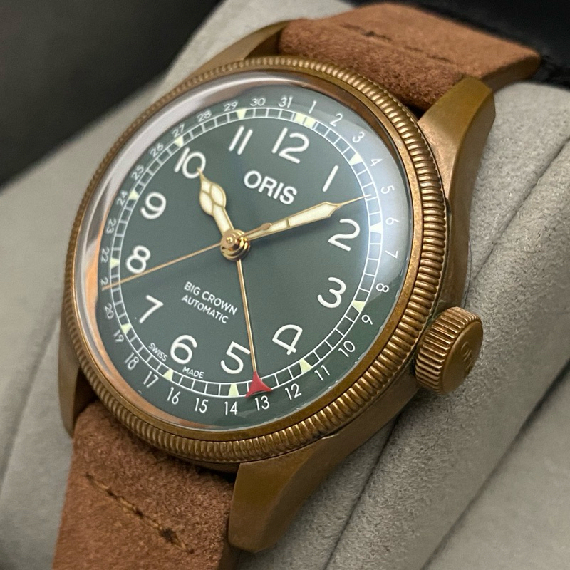 Jual ORIGINAL ORIS BIG CROWN POINTER DATE BRONZE AUTOMATIC 40MM | Shopee Indonesia